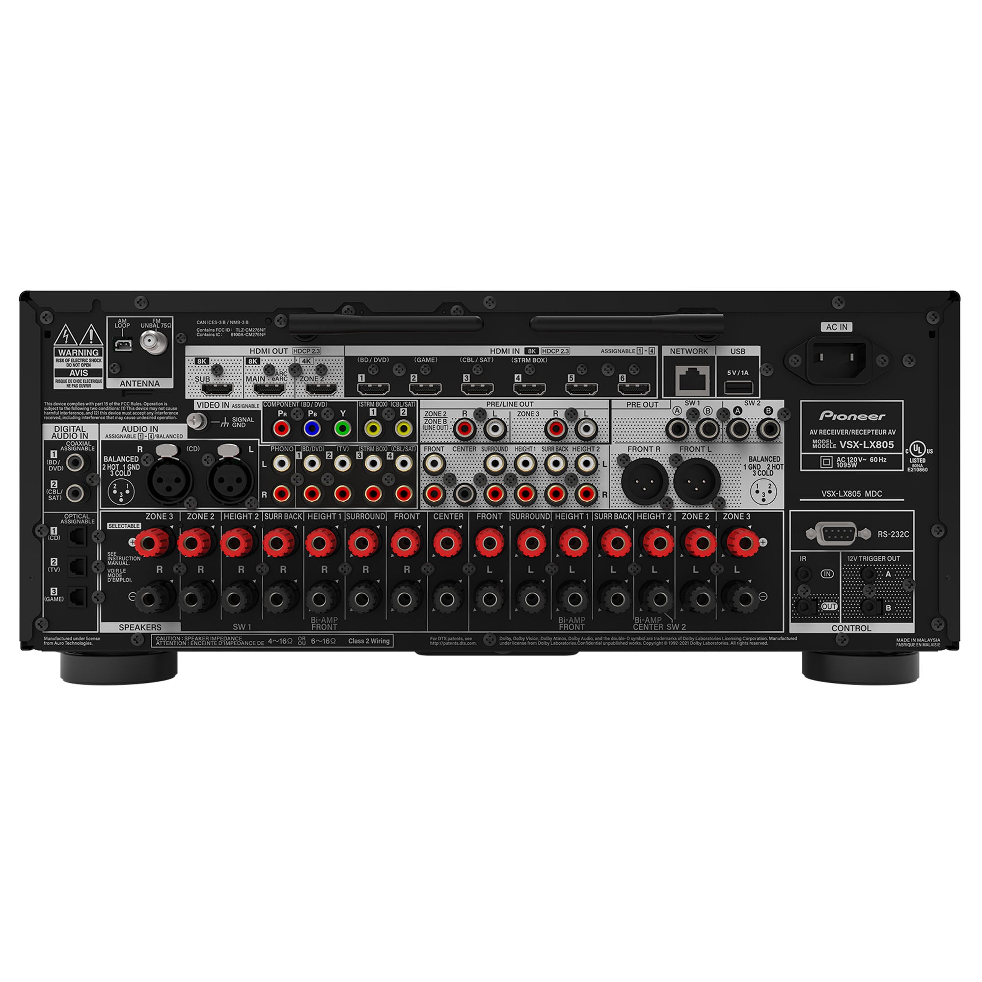 Pioneer VSX-LX805 Elite 11.4 Channel Network AV Receiver | The Audio ... Pioneer VSX-LX805 Elite 11.4 Channel Network AV Receiver | The Audio ...